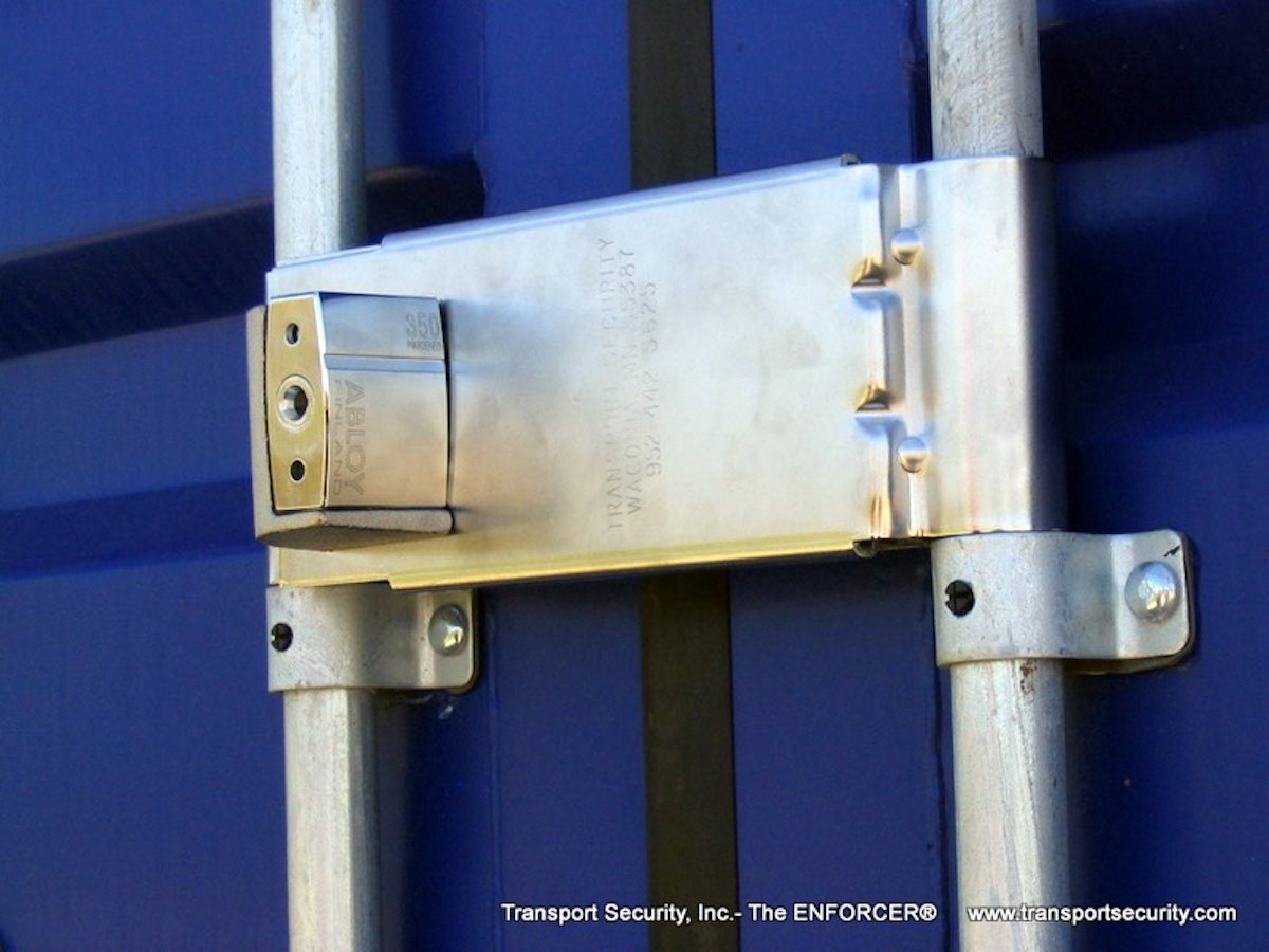 ENFORCER Adjustable Trailer Lock From: Transport Security, Inc ...