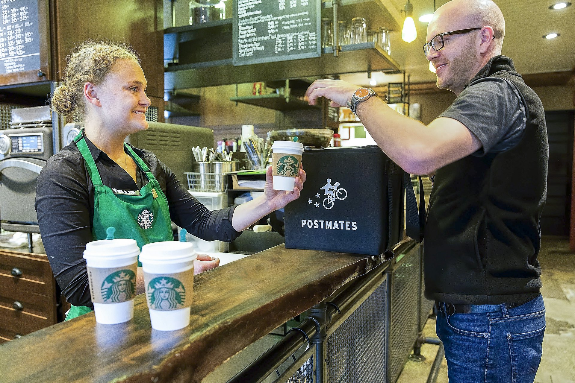 Postmates starbucks store