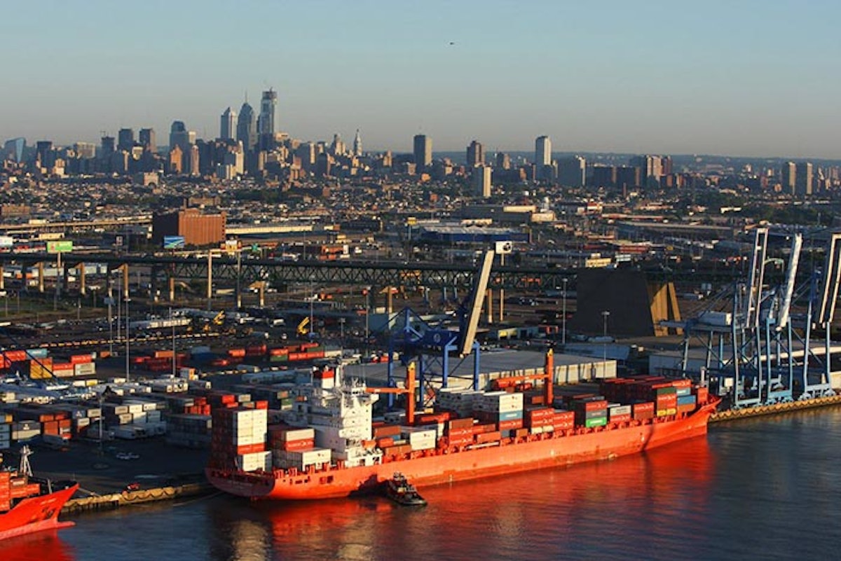 Largest Vessel to Call at The Port of Philadelphia Arrives from the ...
