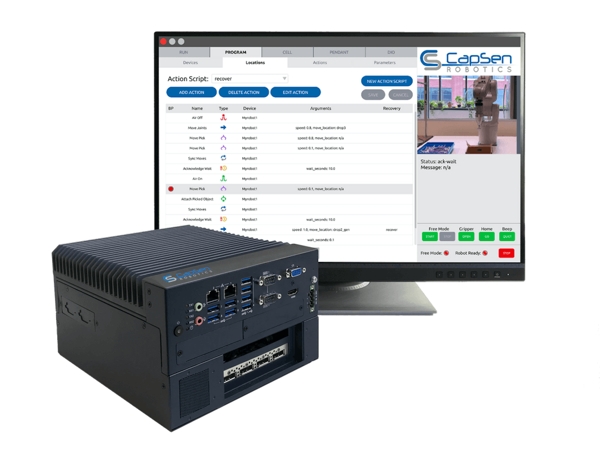 Industrial Robot Arm-Turned-Robot Work Cell for Pick-and-Place ...