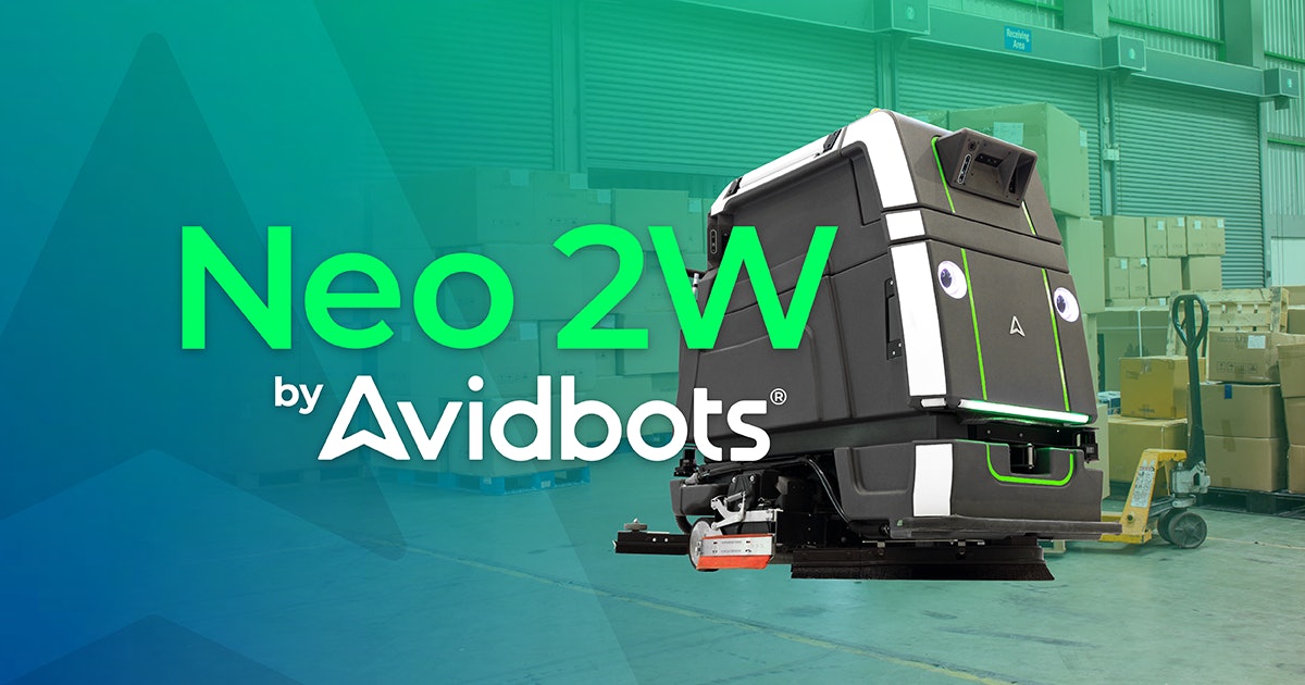 Floor-Scrubbing Robot for Warehouses, Manufacturing | Food Logistics